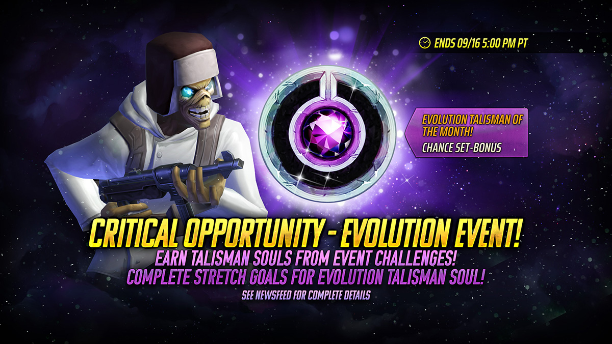 Critical Opportunity (Evolution) - Earn Cosmic Talismans and Upgrade ...